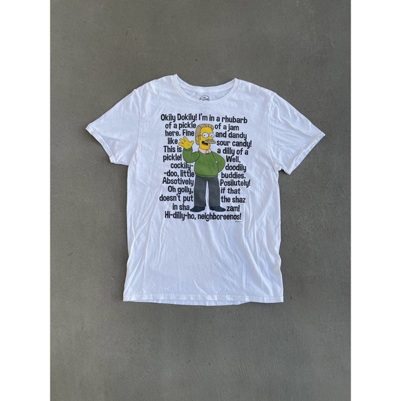 Vintage | Shirts | Vintage 200s The Simpsons Okiy Dokily Tee | Poshmark
